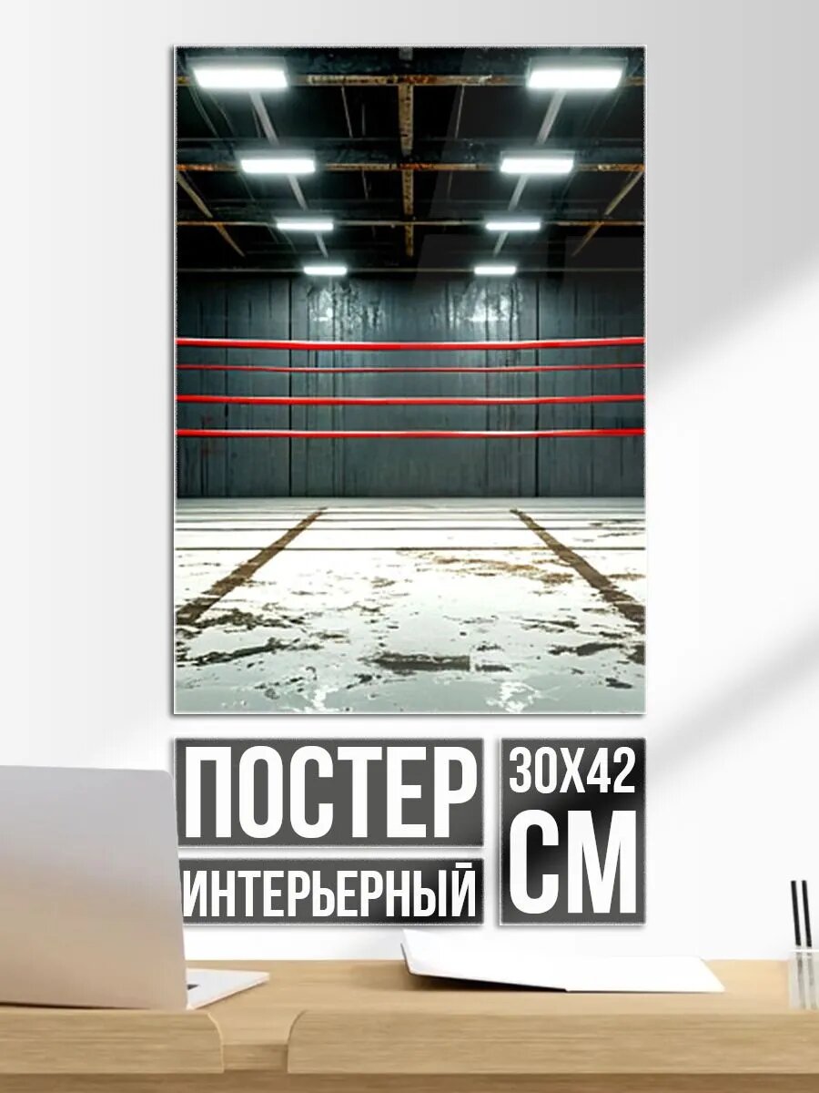 Постер на стену Красный ринг