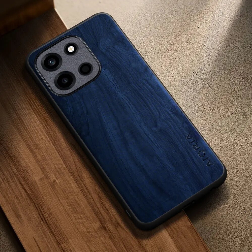 Чехол для OnePlus Nord 6, синий, из искусственной кожи