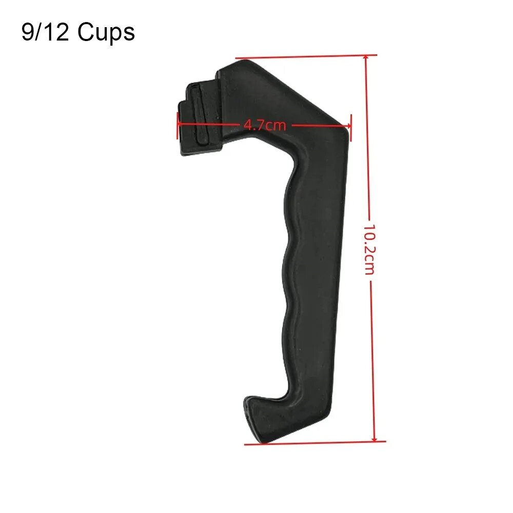 Пластиковая ручка для кофеварки мока чёрная 1 шт. 1Pcs 9-12 Cups