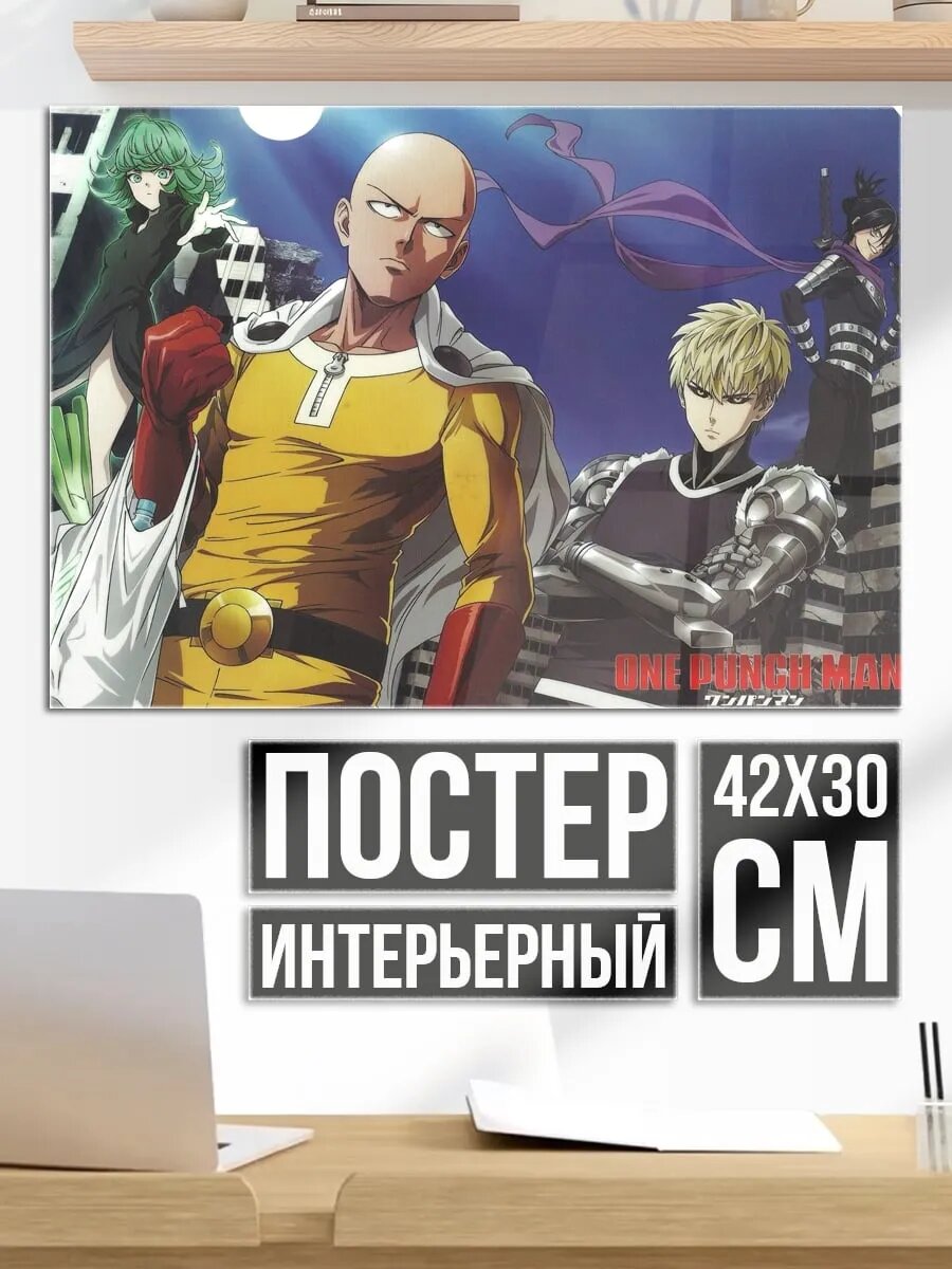 Плакат постер Герои Ванпанчмен
