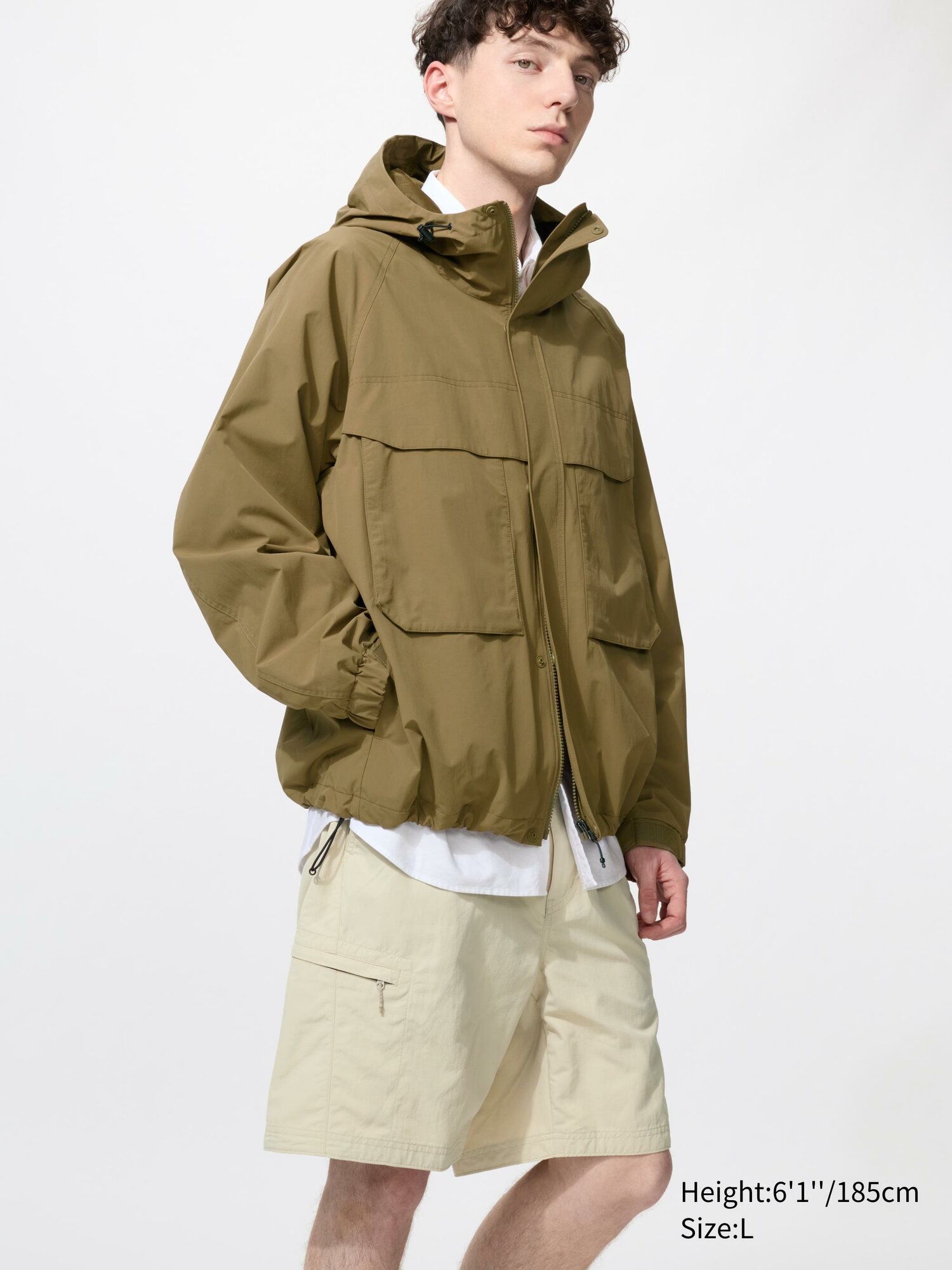Шорты Uniqlo Geared, размер XL, beige
