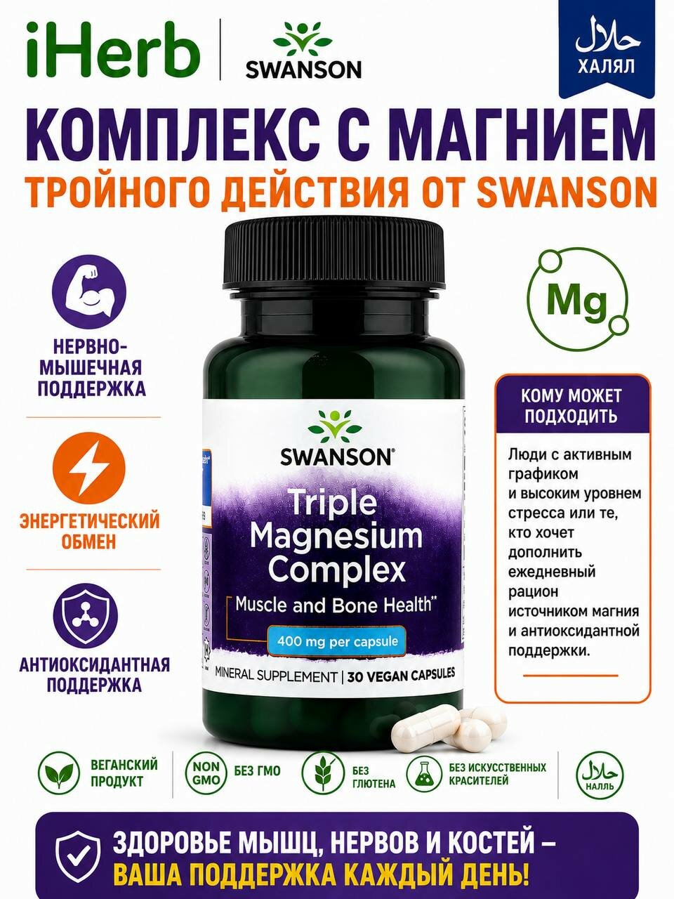 Витамины сша магний