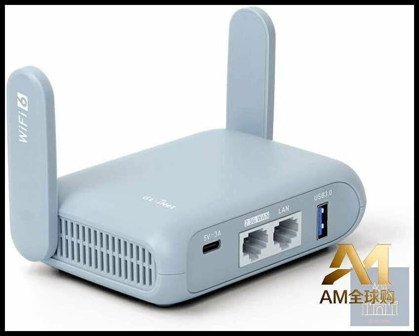 Портативный дорожный маршрутизатор GL.iNet GL-MT3000 (Beluga AX), карманный беспроводной маршрутизатор Wi-Fi 6 2.5G (Китайская версия )
