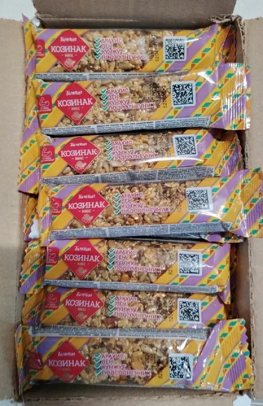 Козинак Микс Тимоша, 28 штх40 г, 1,12 кг
