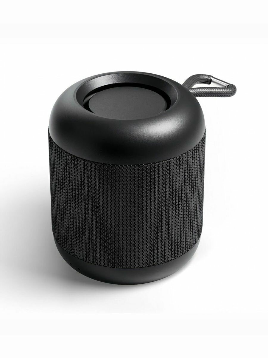 Влагозащищённая колонка BG01 IPX5 27 часов музыки, Bluetooth 6.0, 360 обзорный звук, TWS для вечеринок, бас до 20 Гц, макс. громкость 95 дБ, Черный графит портативная колонка уличная колонка для прослушивания музыки
