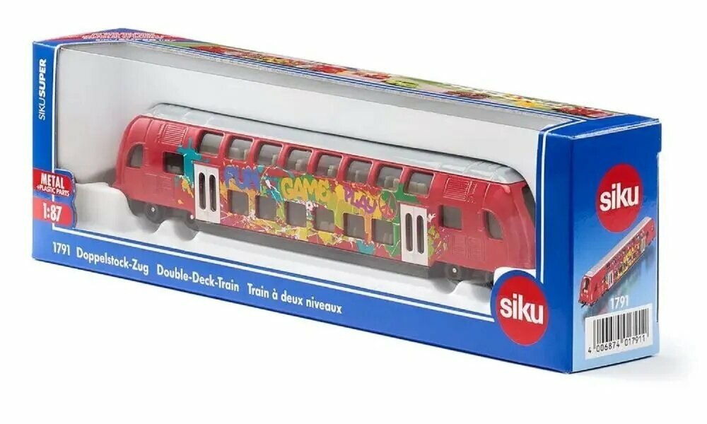 Модель двухэтажного поезда Siku 1:87 1791