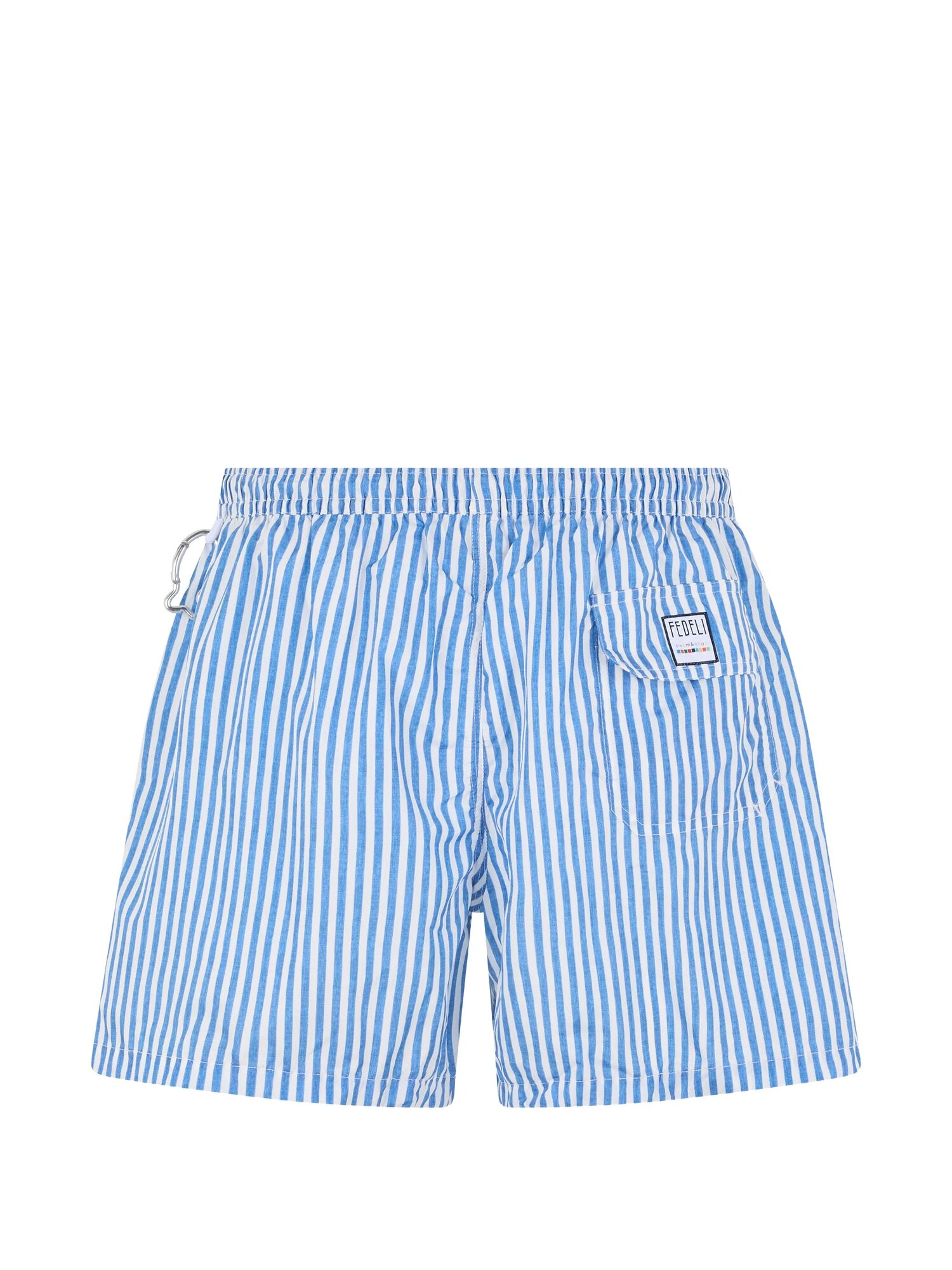 Шорты для плавания FEDELI Striped drawstring swim shorts, размер 56, blue — фото 1