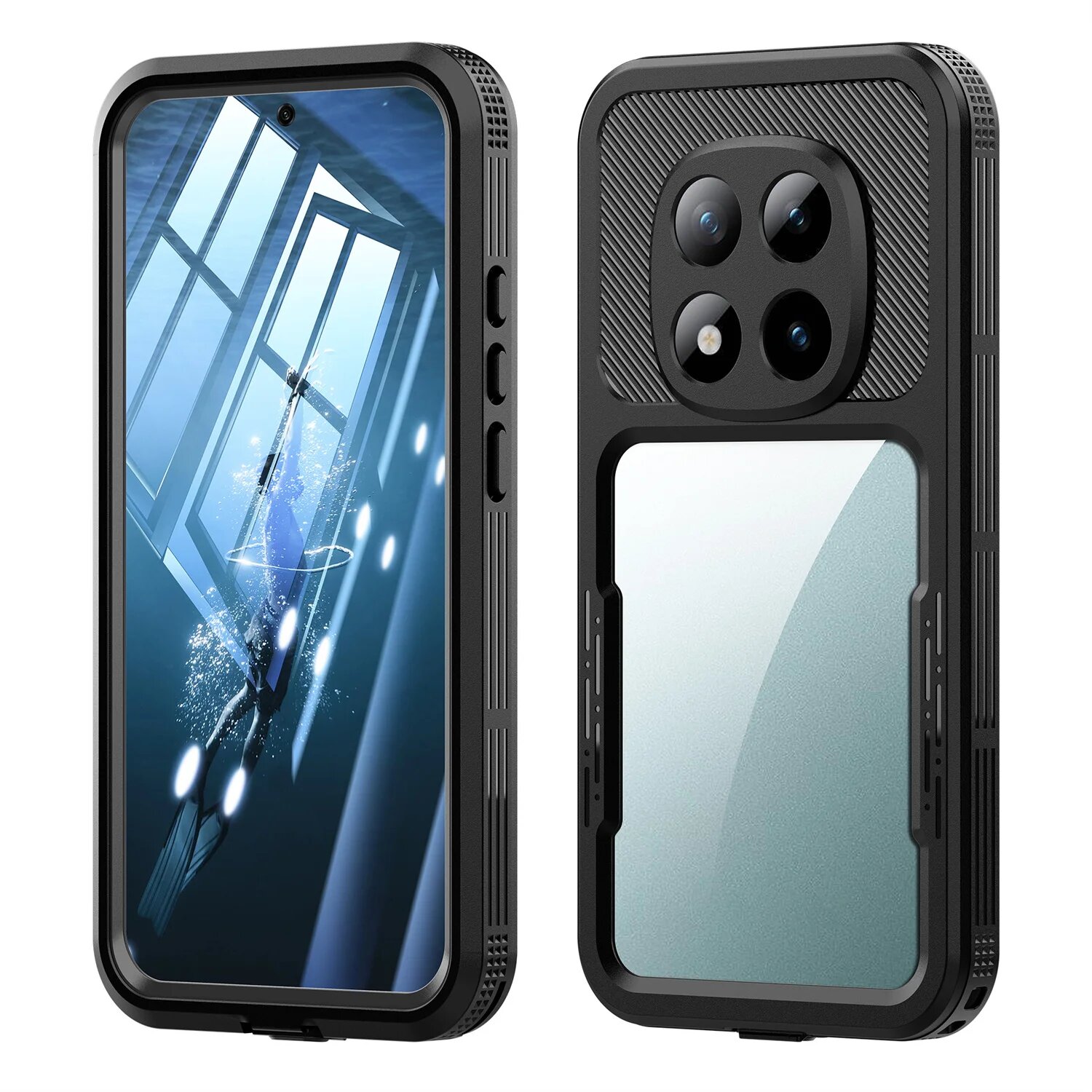 Водонепроницаемый чехол IP68 для Redmi Note 15 Pro, полная защита от пыли и воды, подходит для дайвинга, чехол для Xiaomi Note 15 Pro