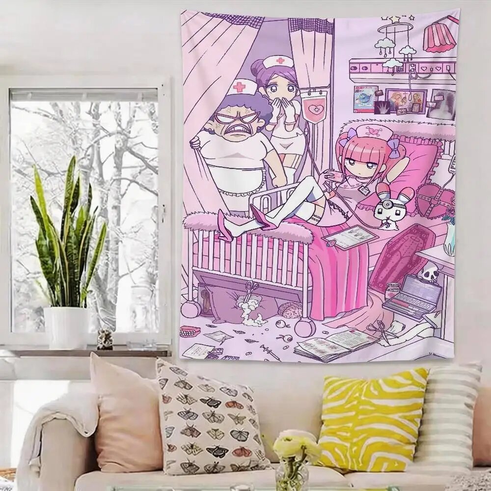 Флаг M-Menhera chan, полиэстер 60x90cm, z6