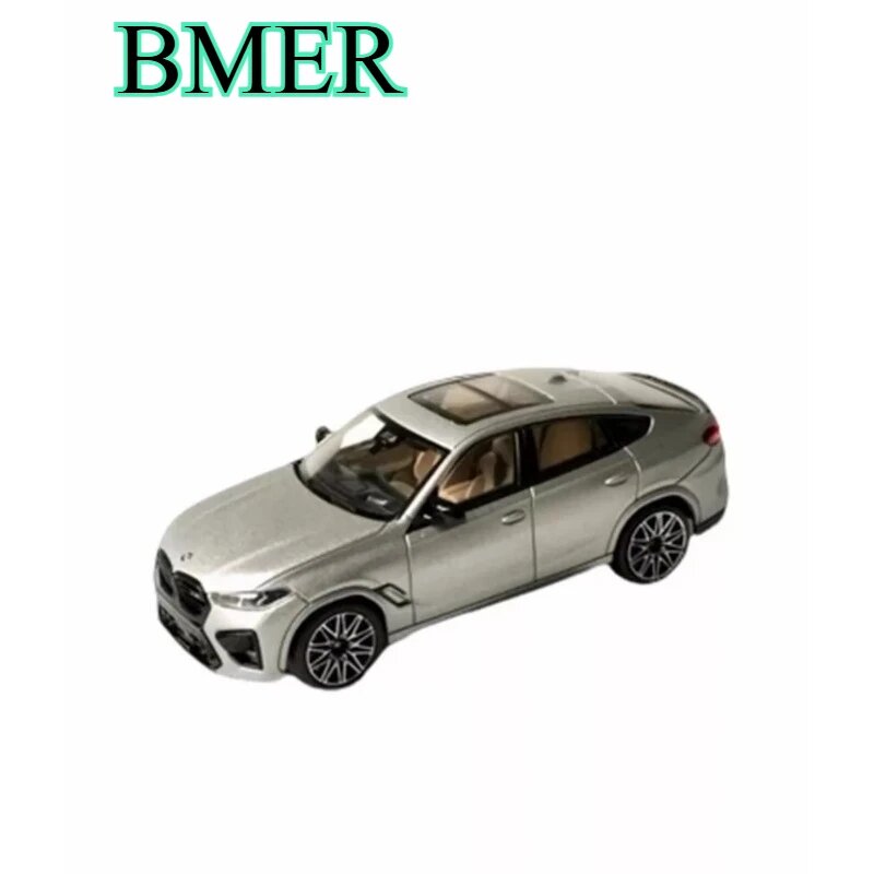 Масштабная модель автомобиля BMER X6 Rumble Edition 1:64 Темно-зеленый, X6 Matte Silver