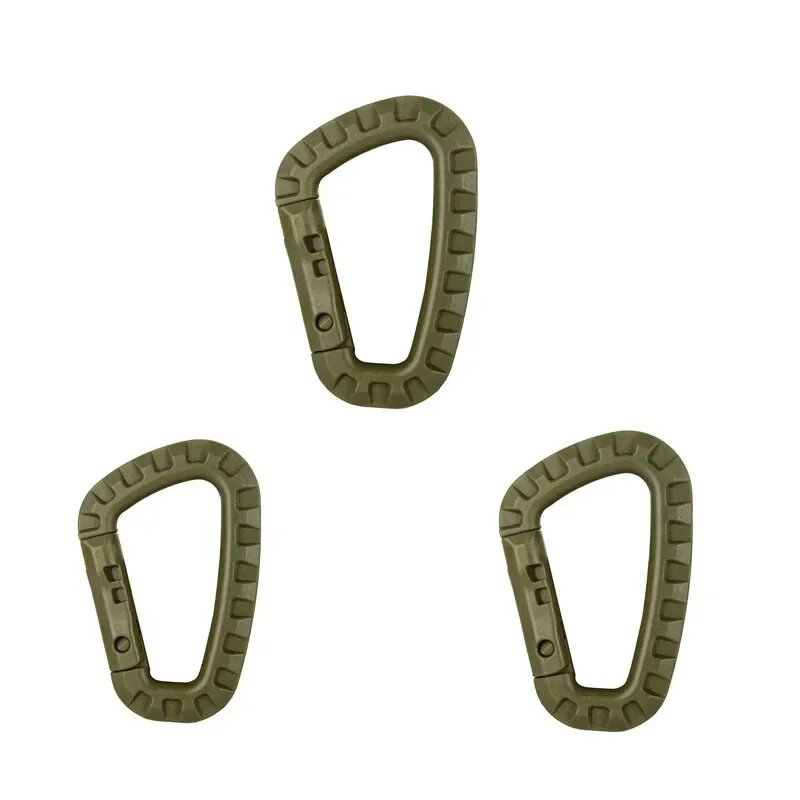 Пластиковые тактические карабины 1/2/3/4/6 шт Зеленый, 3Pcs Green