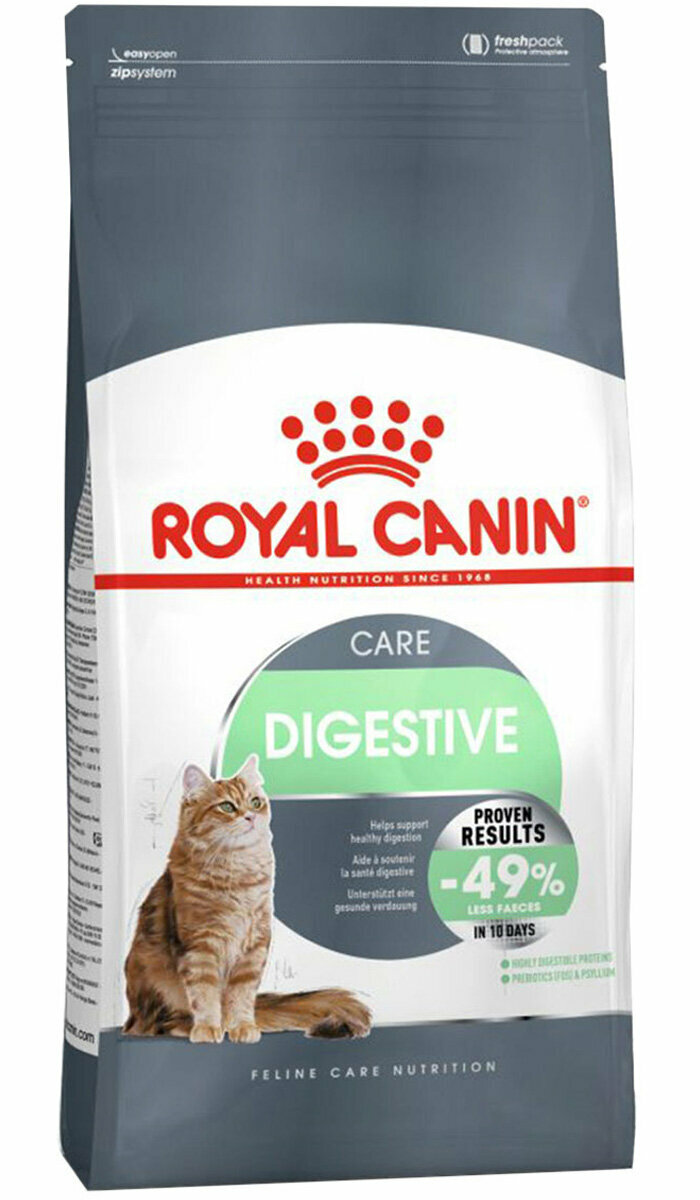 Корм сухой Royal Canin Digestive Care для взрослых кошек для поддержания здоровья пищеварительной системы, 0,4 кг