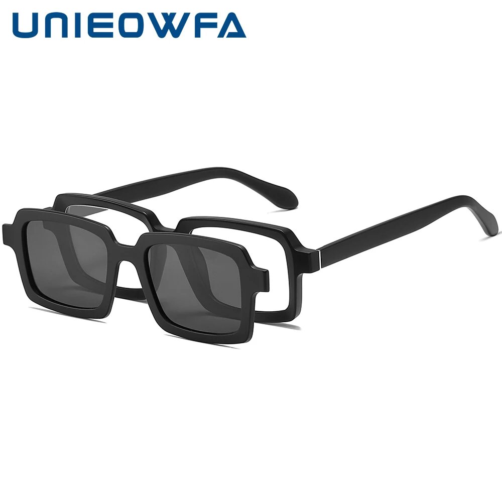 Мультифокальные очки UNIEOWFA для мужчин TR90 Black, 1.61, Единая версия, Анти-синий луч