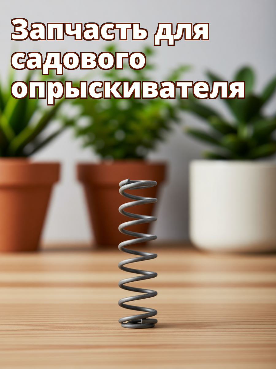 Комплект из 10 пружин из нержавеющей стали для распылителя, 1 мм проволока, 8 мм диаметр, 25 мм длина