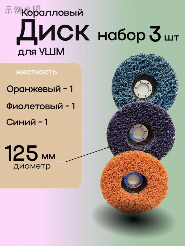 Круг шлифовальный 125 x 22.2
