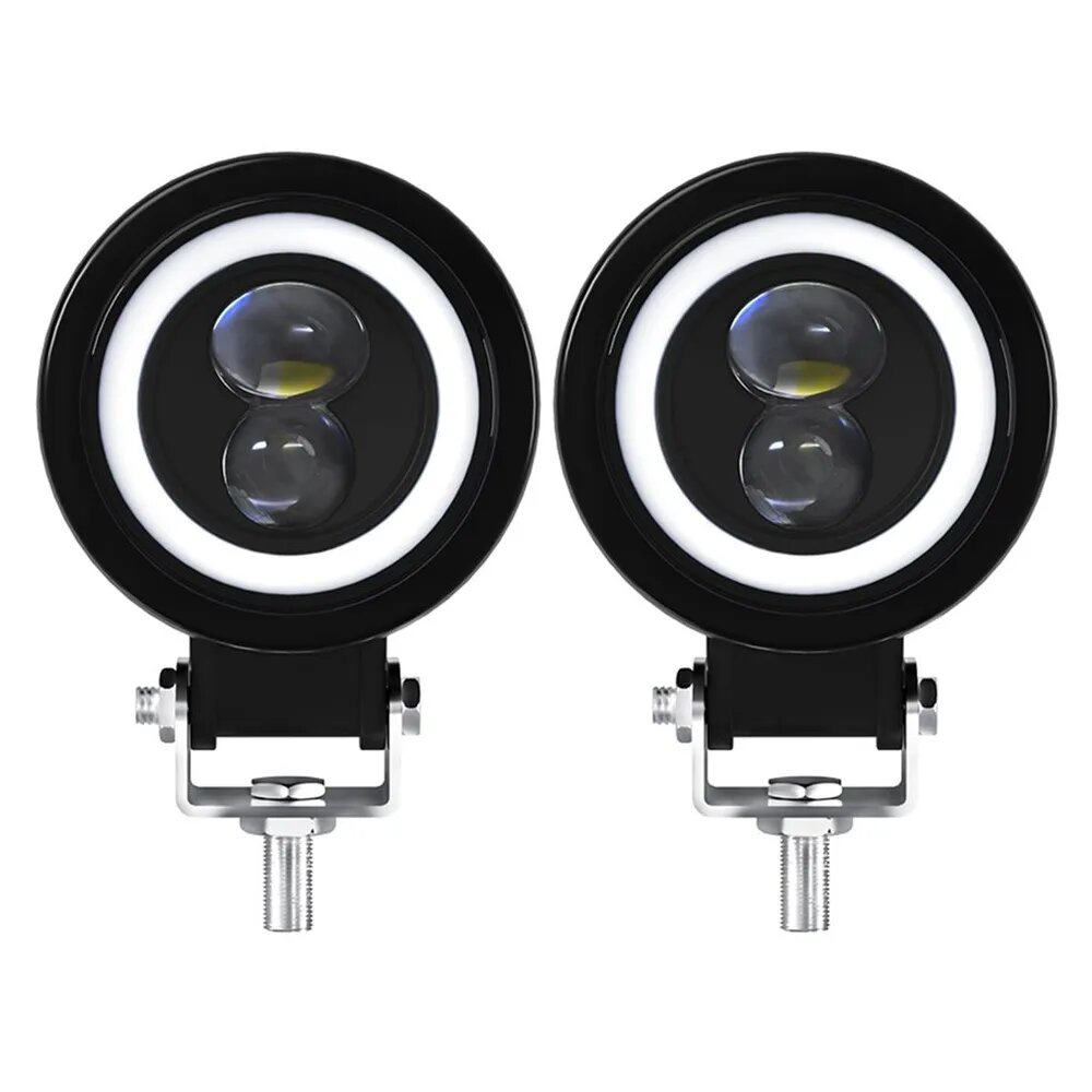 Точечный свет фар мотоцикла LED 9-30V Противотуманные фары высокой яркости для дальнего света