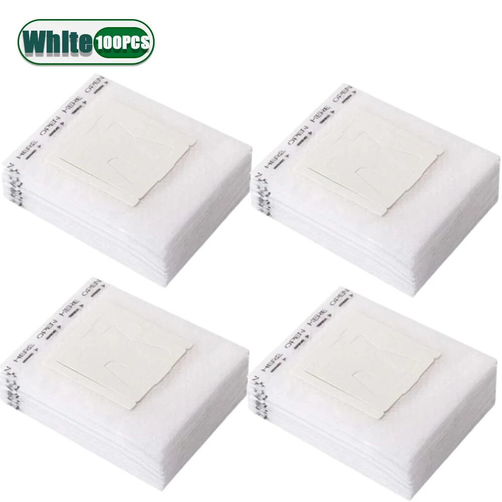 Одноразовые биоразлагаемые фильтр-мешки для кофе White-200PCS