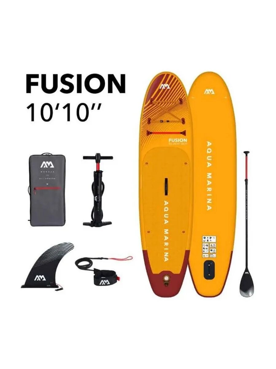 SUP-доска Aqua Marina Fusion Before Sunset 330 см BT-23FUP, оранжевый