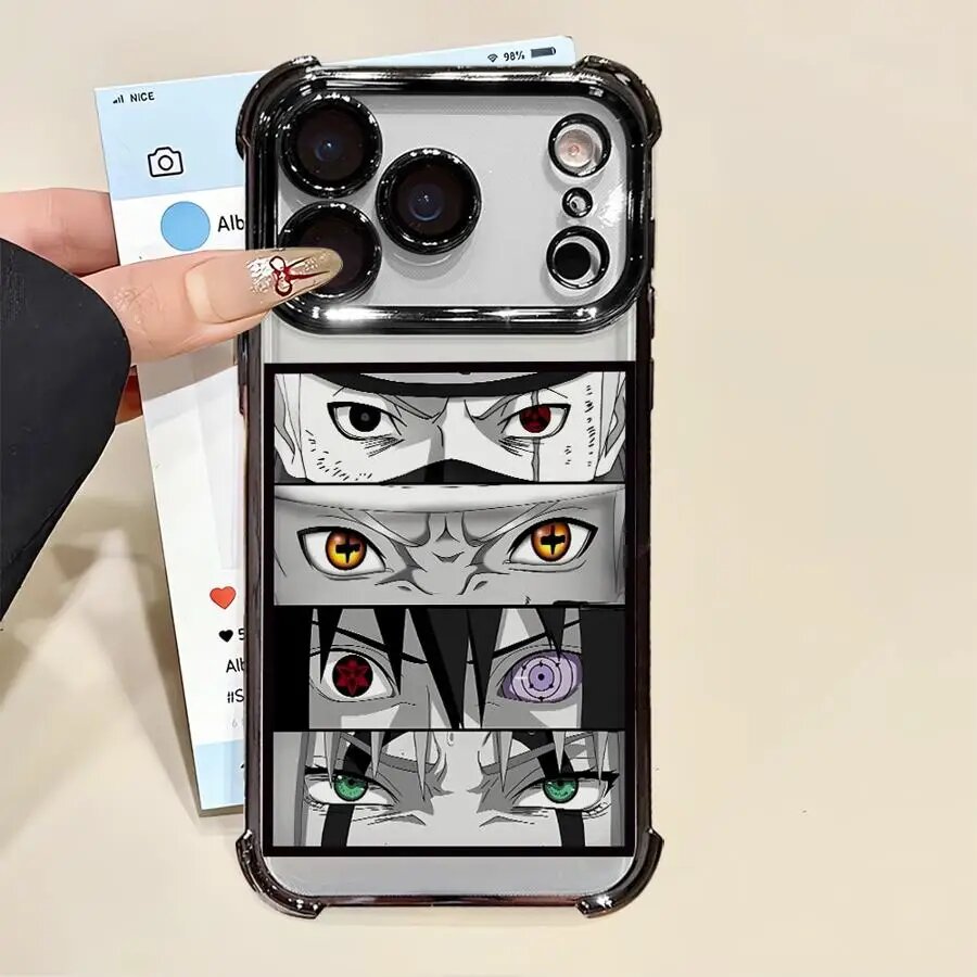 Чехол для iPhone 16 Pro с аниме Naruto, Mix03