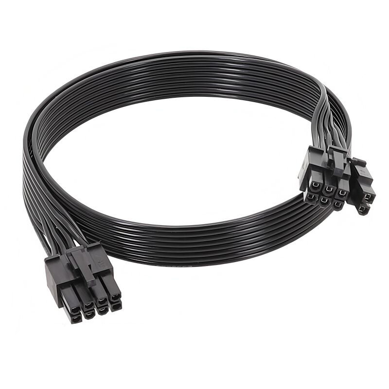 Плоский силовой кабель Corsair 18AWGкабель для модуля видеокарты 8 контактов на 62