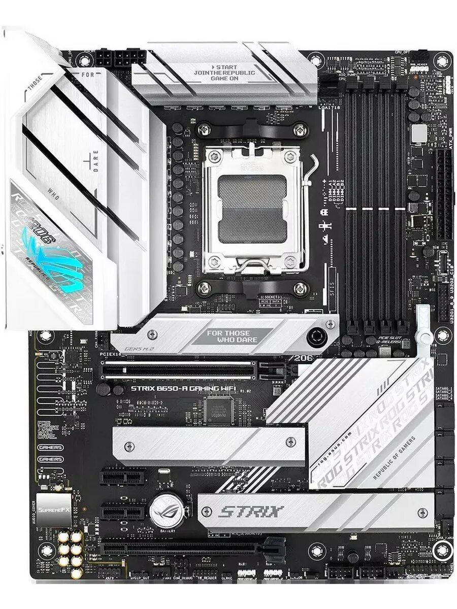 Материнская плата ASUS ROG Strix B650-A Gaming WiFi, поддержка AMD Ryzen 7000, 4 слота памяти