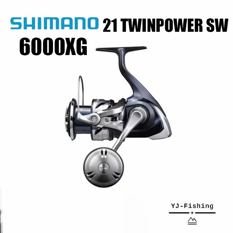 SHIMANO 2021 TWINPOWER SW 6000XG Спининговая катушка рыболовная снасть рыболовная деталь
