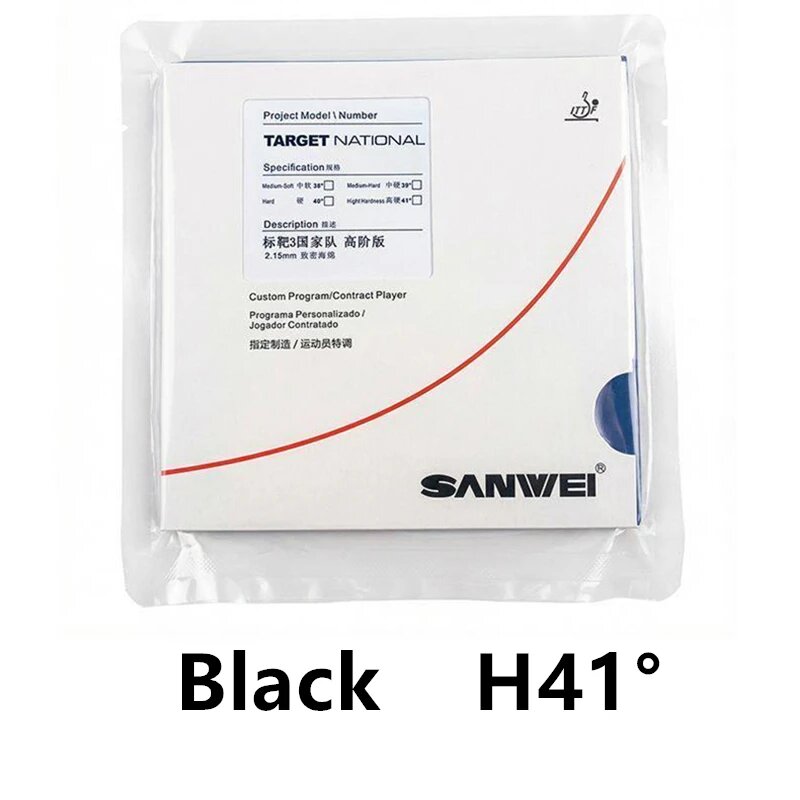 SANWEI Target National G40 резина для форхенда Черный, H41 Black