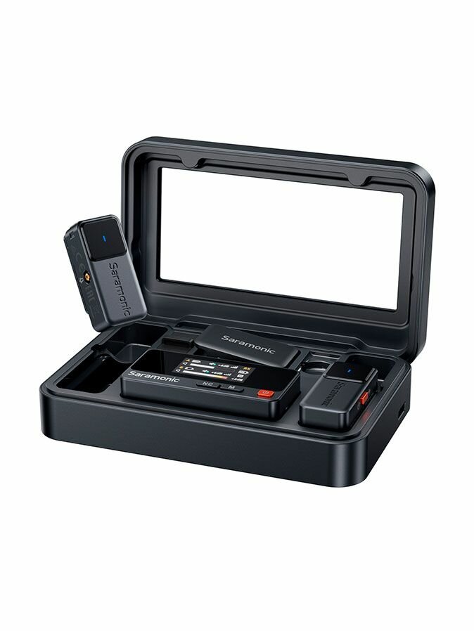 Беспроводная система Saramonic Air-01, TX+TX+RX, приемник + 2 передатчика, кейс