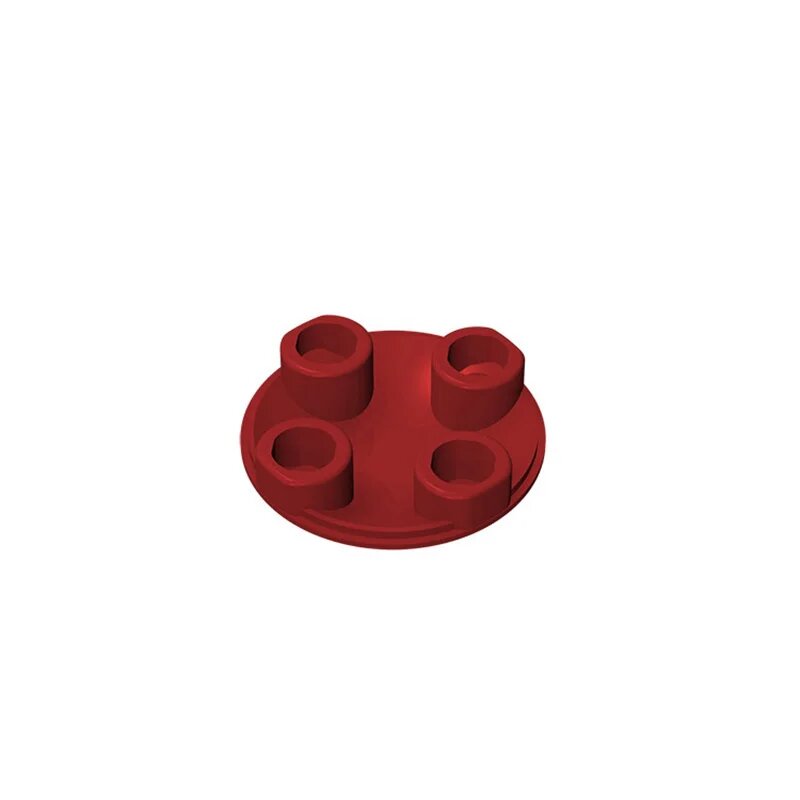 Красный круглый элемент конструктора LEGO 2654, 10 шт.