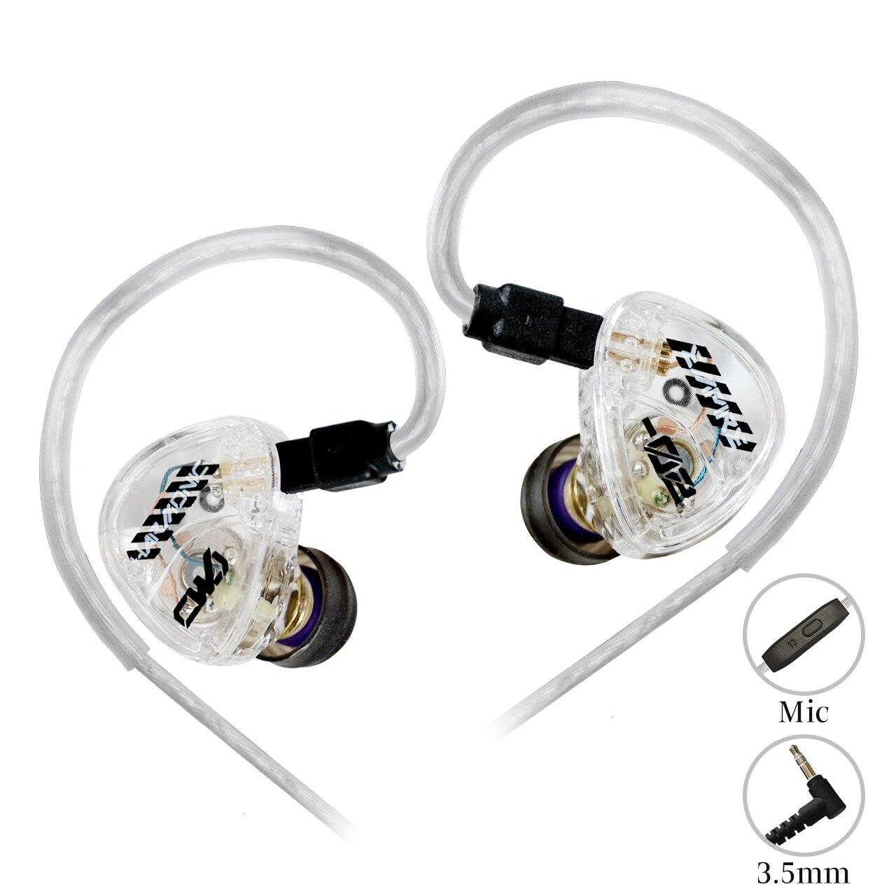 Наушники TANGZU HE Cai Wenji White 3.5мм с микрофоном