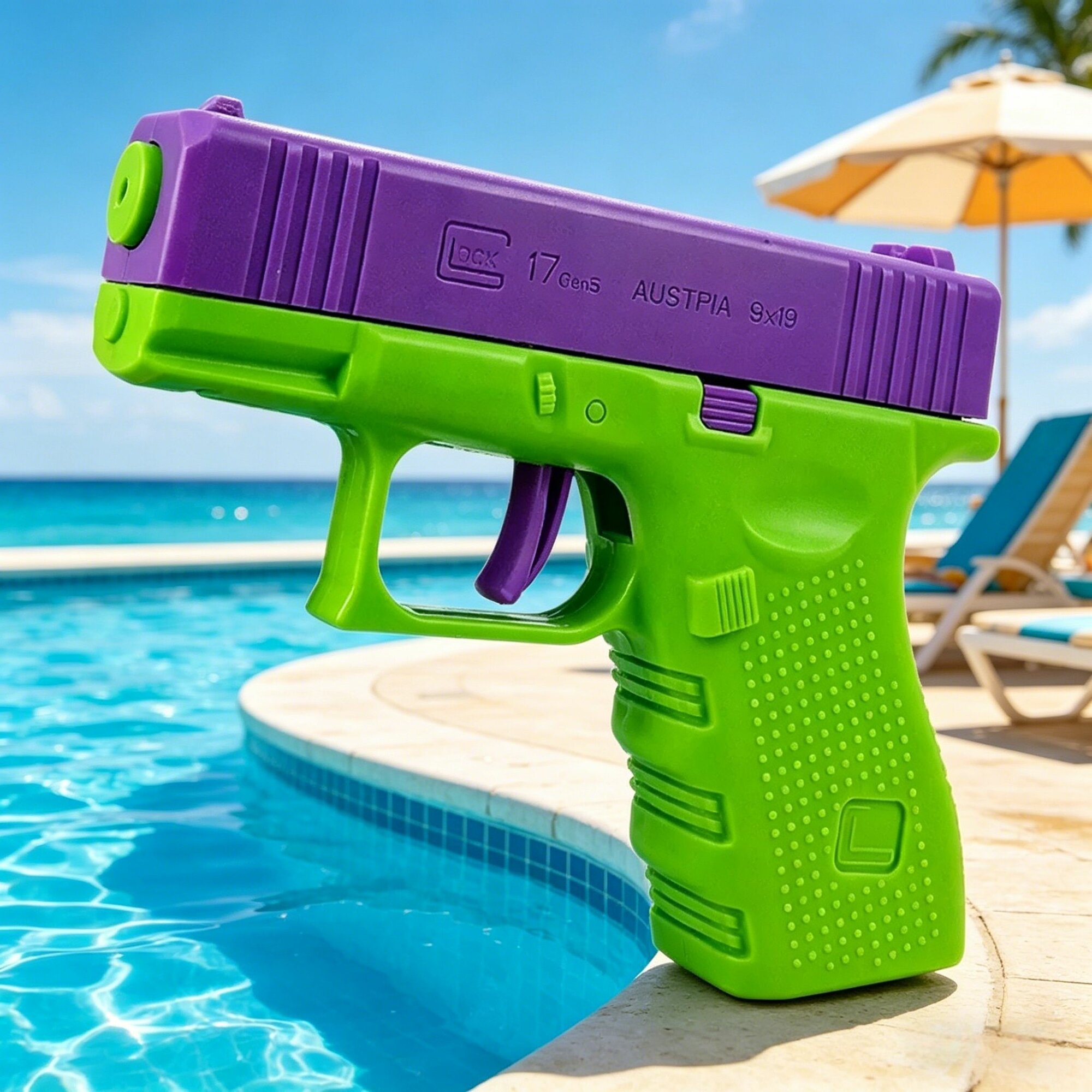 Для детей Водяной пистолет Glock / водный бластер/игрушка-брызгалка
