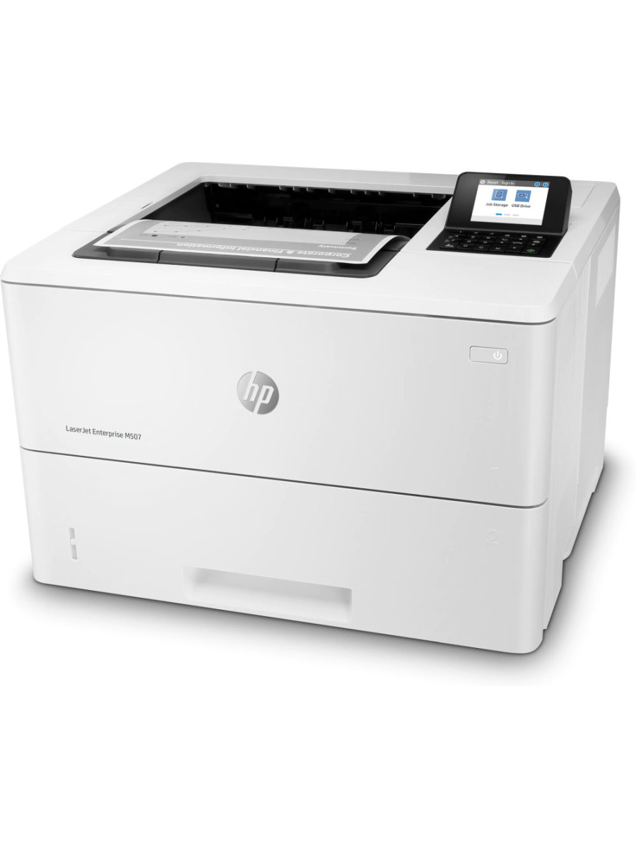 Принтер лазерный HP M507dn черно-белый A4