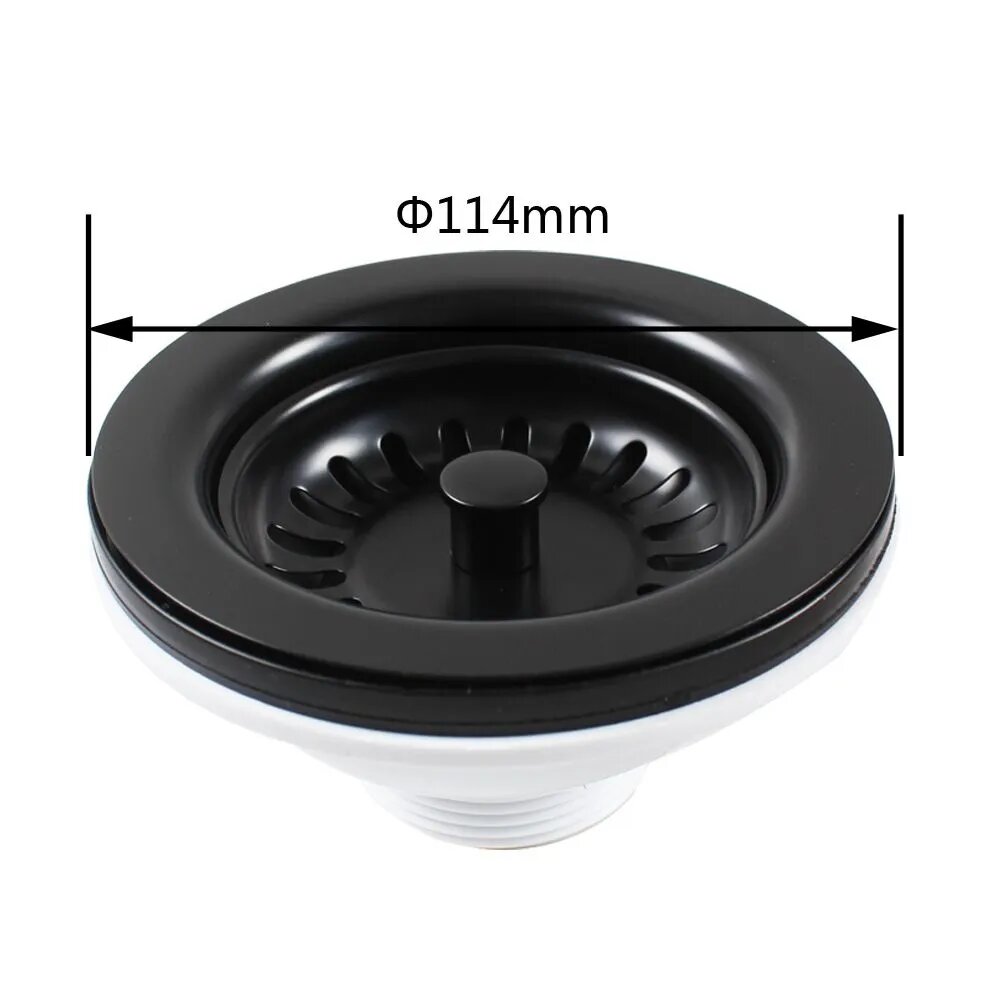 TALEA 4.49in Слив выпуск для сифона 3 1/2" для кухонных моек, Подходит для раковины диаметром 83-90 мм XK185C038