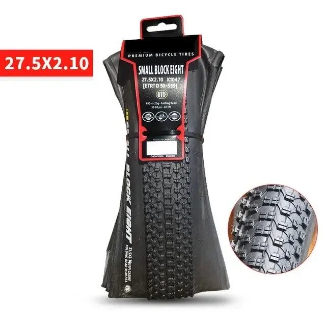 Шины Kenda K1047 SMALL BLOCK EIGHT для горных и шоссейных велосипедов 26/27.5/29 дюймов