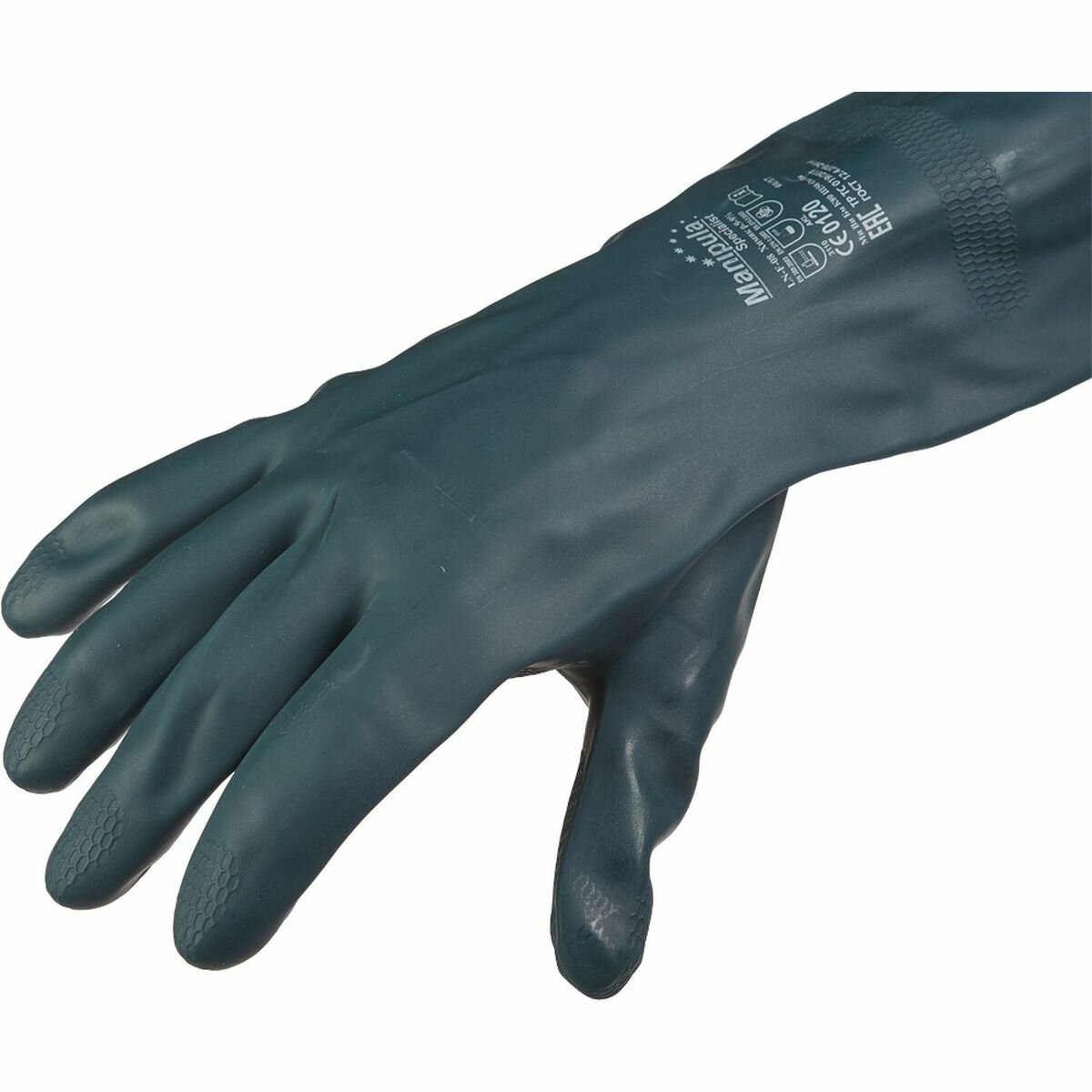 Перчатки защитные латексно-неопреновые Manipula Specialist "Химик", размер 10-10.5 (XL), черные, 1 пара (LN-F-08)