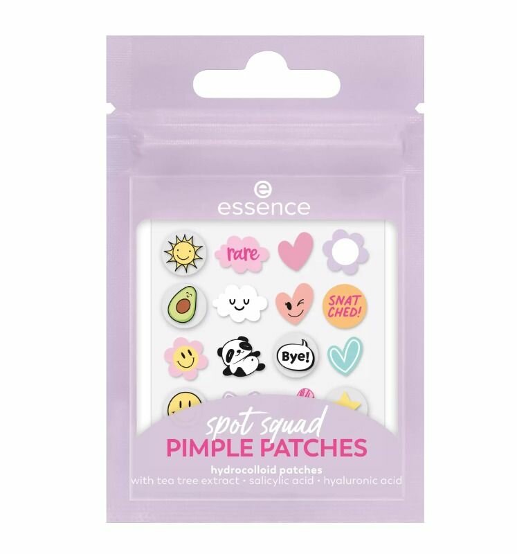 Essence Патчи гидроколлоидные от прыщей, Spot Squad Pimple Patches, 32 шт