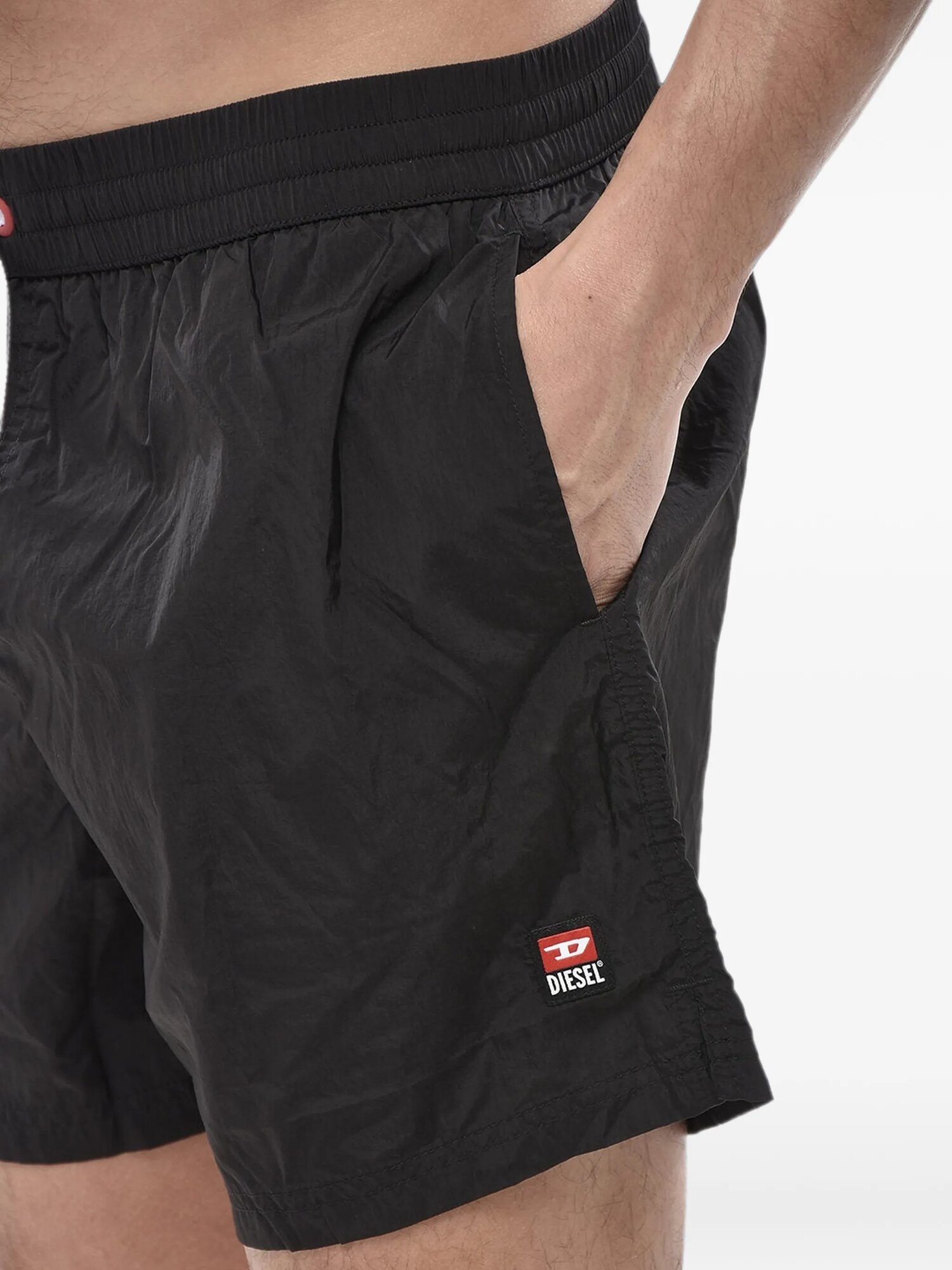 Шорты для плавания DIESEL BMBX-NICO logo-patch swim shorts, размер 42 EU — фото 1