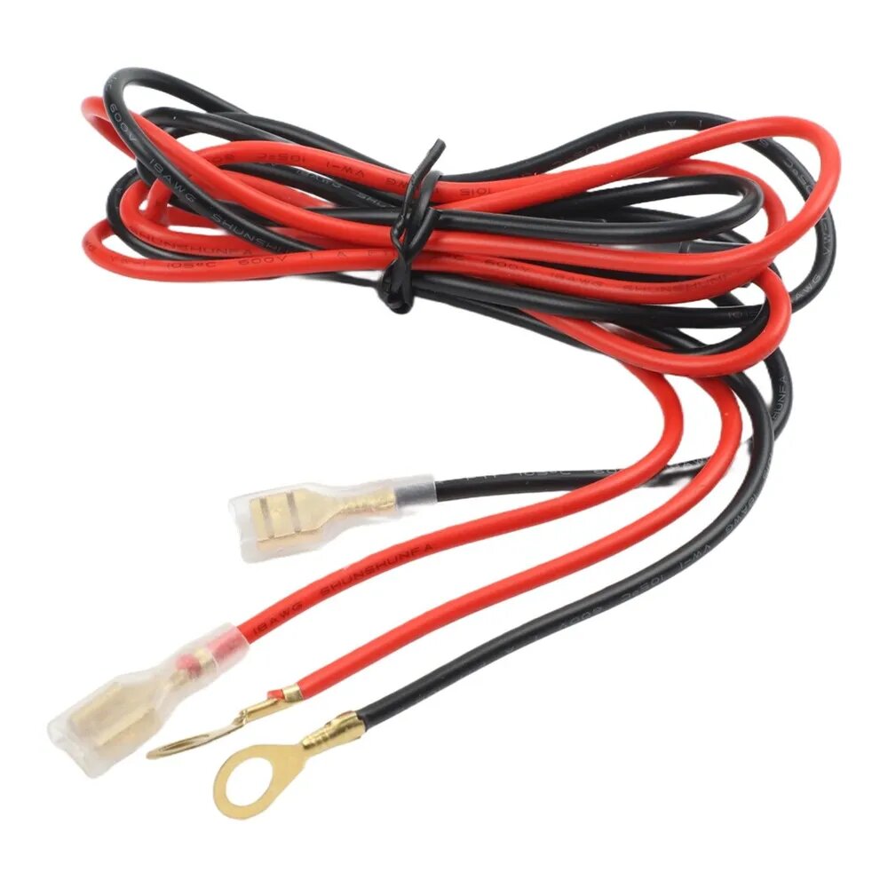 Автомобильное USB-зарядное устройство с кабелем 18AWG предохранитель 10А в комплекте