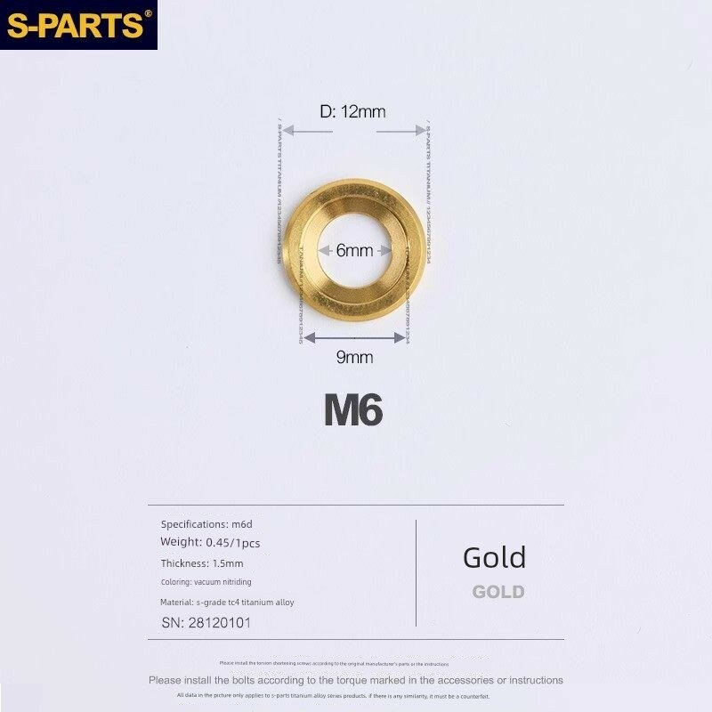S-PARTS Фиолетовая шайба крепления колодки для Shimano M9100 горнолыжной серии, входит в комплект с креплением