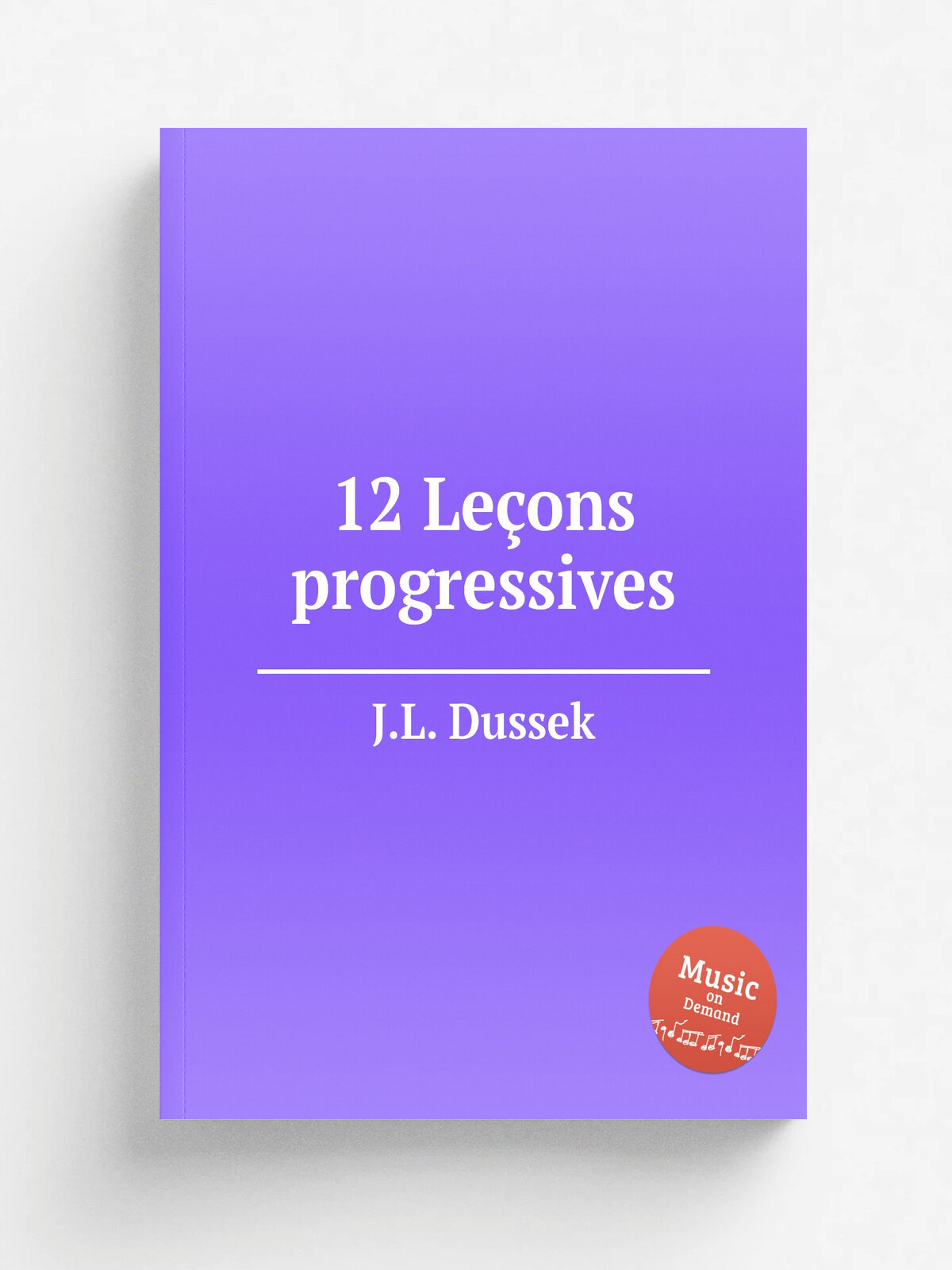 12 Le.ons progressives | J.L. Dussek | Репринт