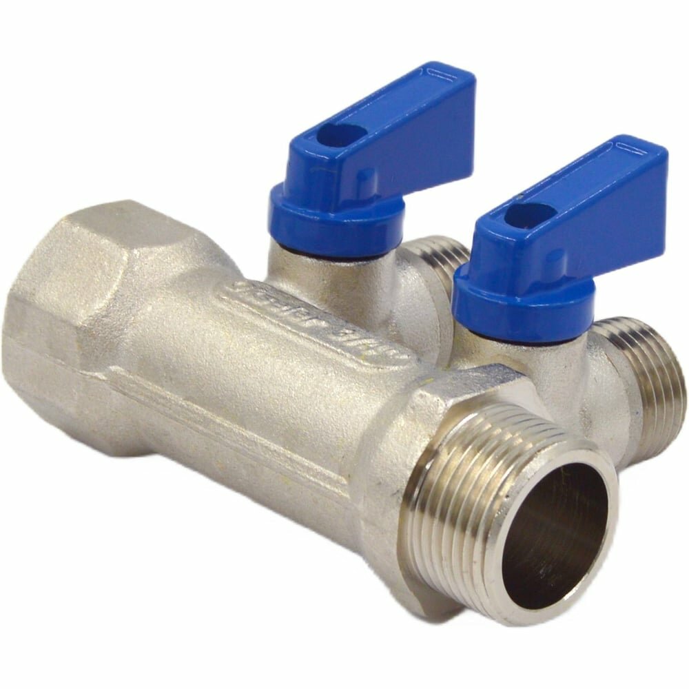 Коллекторы с шаровыми клапанами Okseler 3/4x1/2НР, 2 выхода oks00401