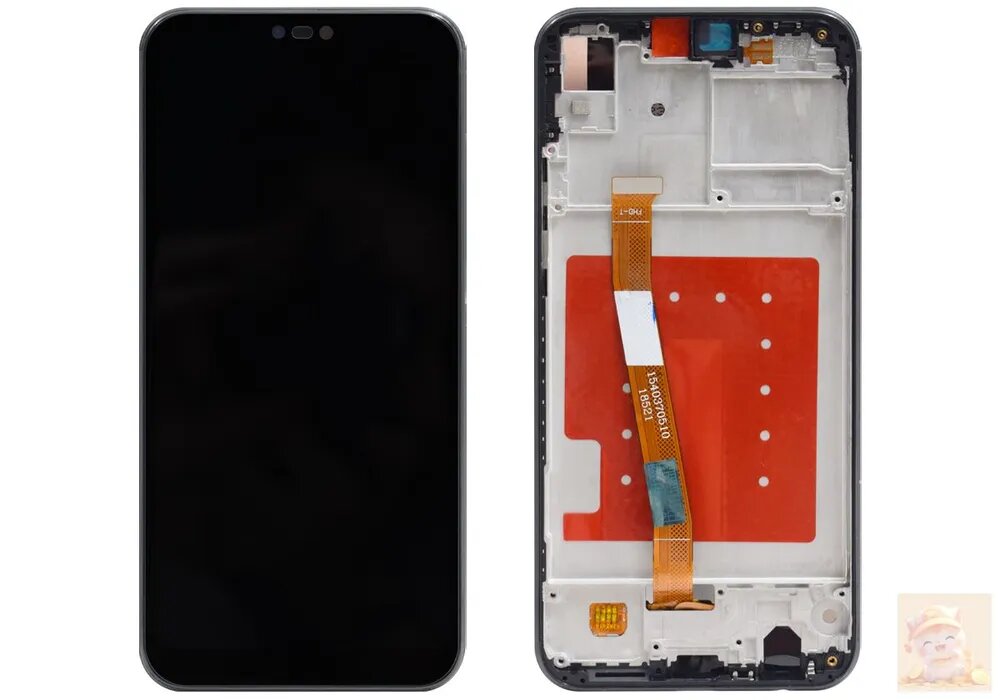 Дисплей для Huawei P20 Lite/Nova 3E (ANE-AL00) в рамке (черный) ORG
