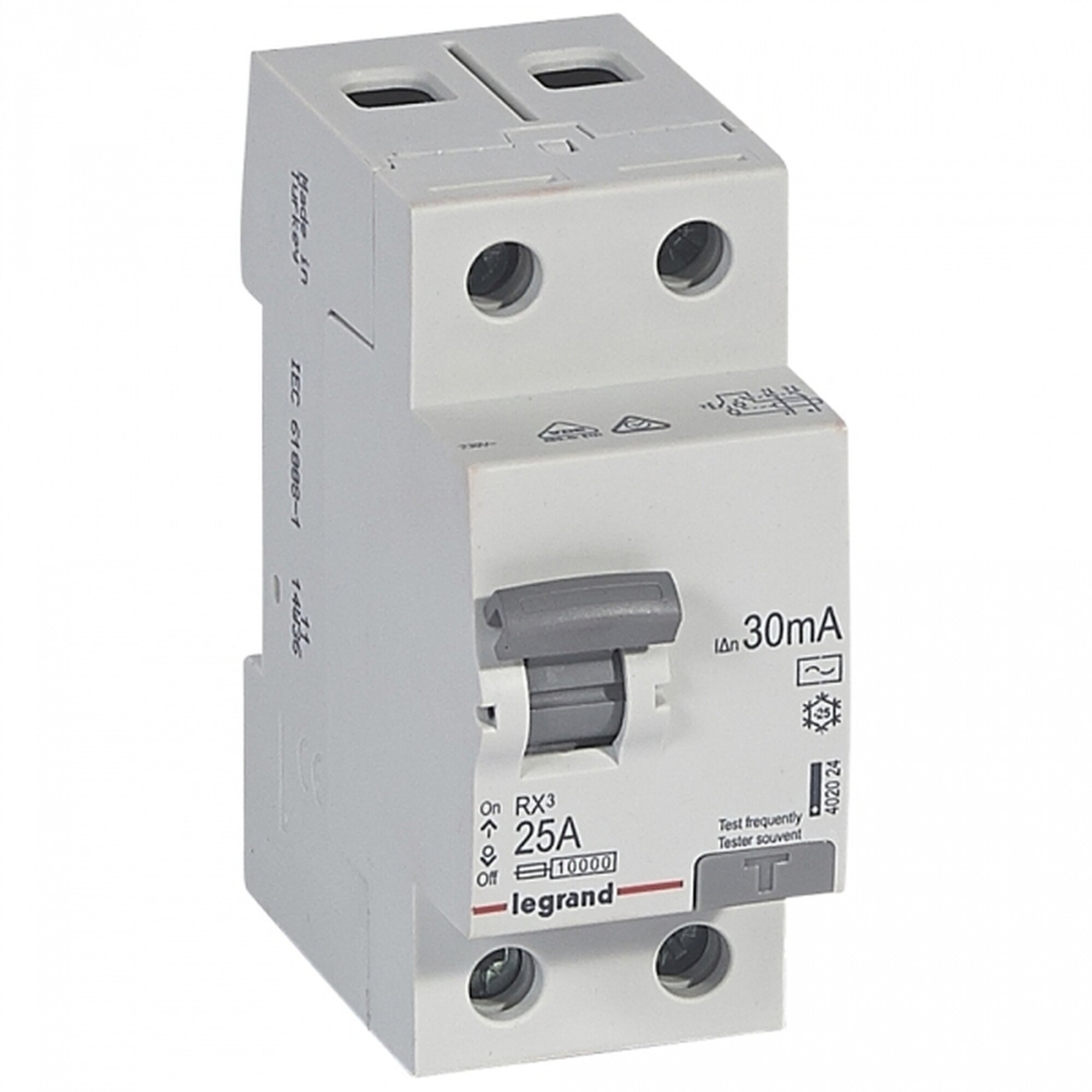 УЗО Legrand RX3 2P 30мА 25А (AC)