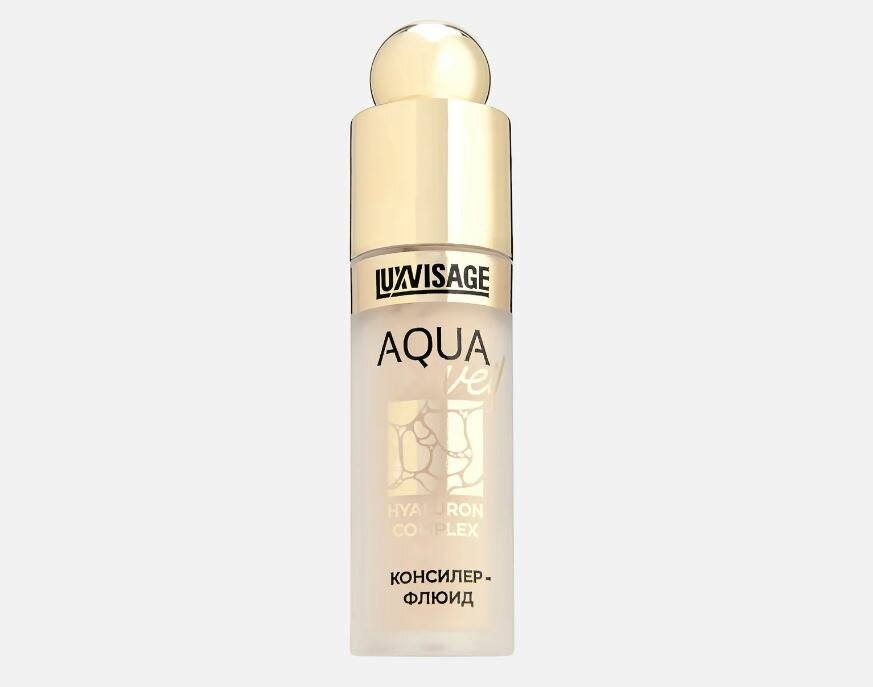 Консилер-флюид для лица LUXVISAGE Aqua veil hyaluron complex, 101