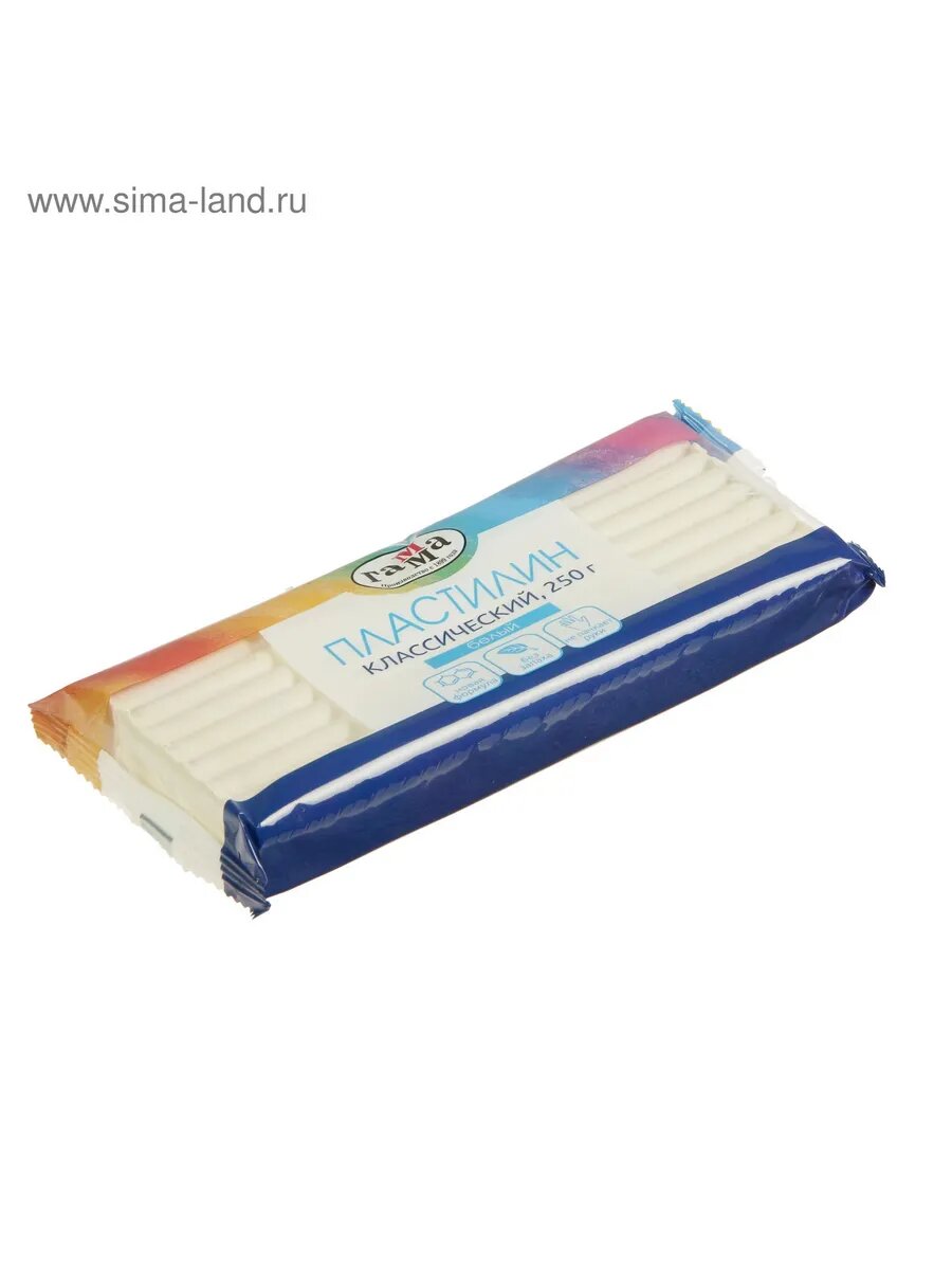 Пластилин для лепки, белый