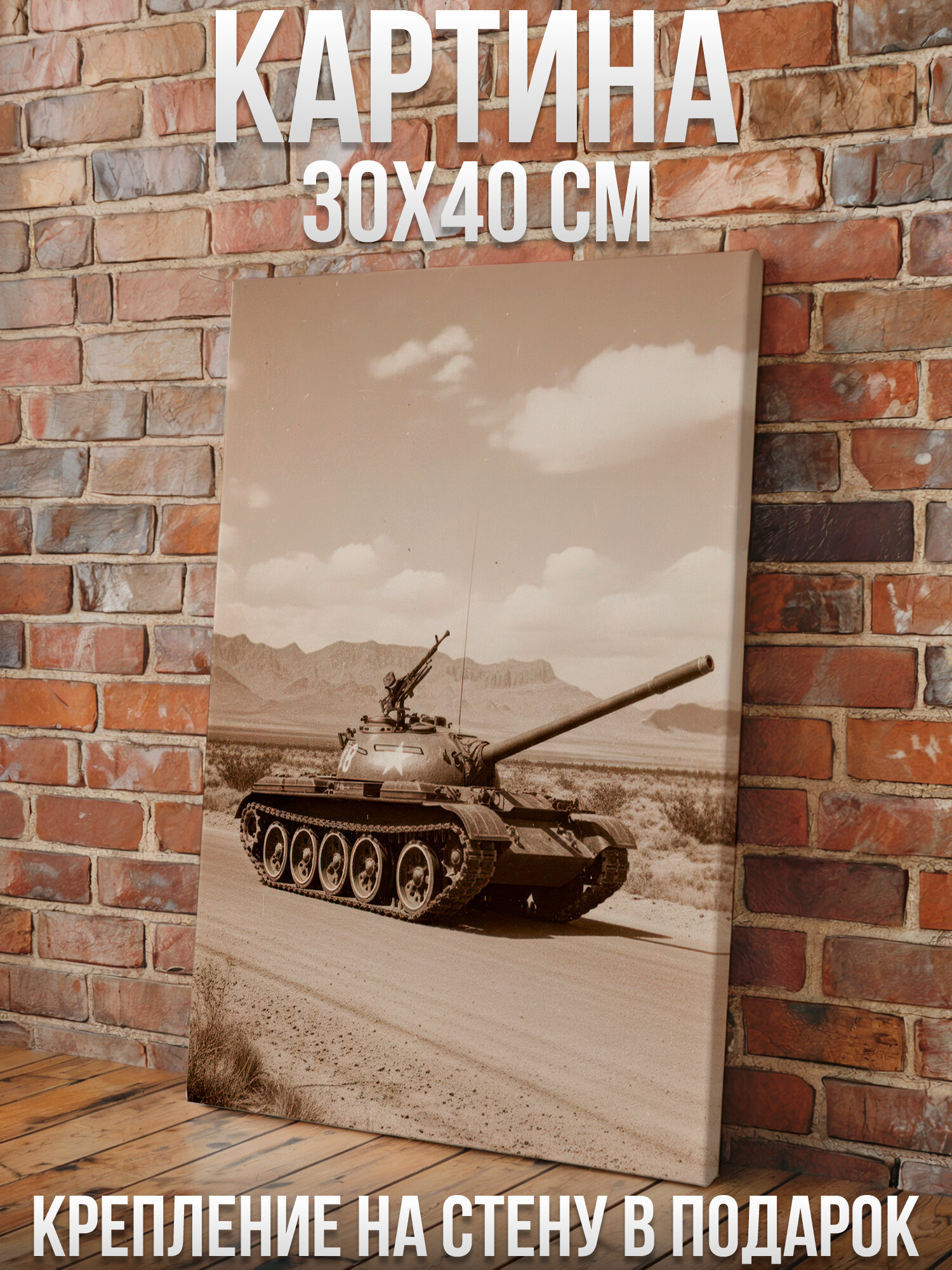 Большая картина интерьерная постер на холсте на стену 40 на 30 см постер Type 59
