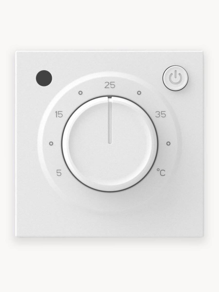 Терморегулятор для теплого пола Grand Meyer MST-9 Белый механическое управление