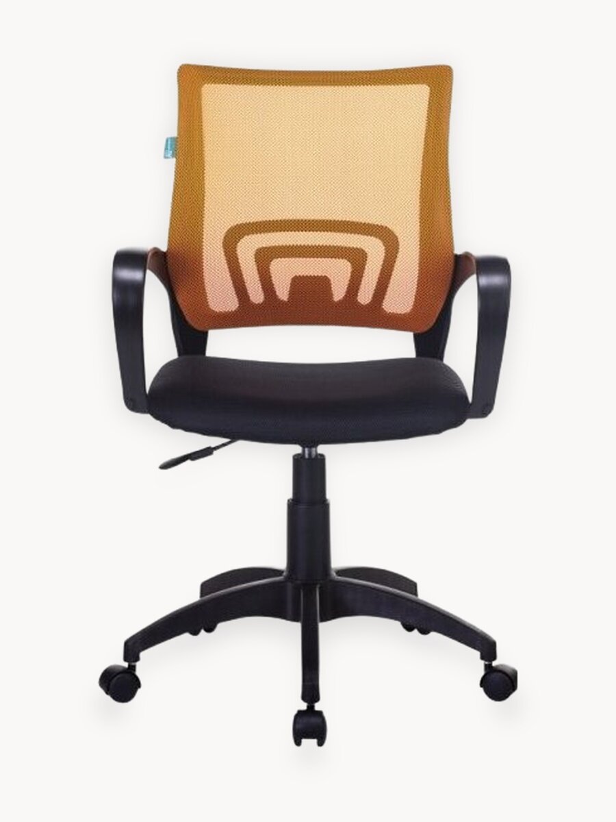 Кресло офисное Бюрократ CH-695NLT оранжевый TW-38-3 сиденье черный TW-11 сетка/ткань крестовина пластик