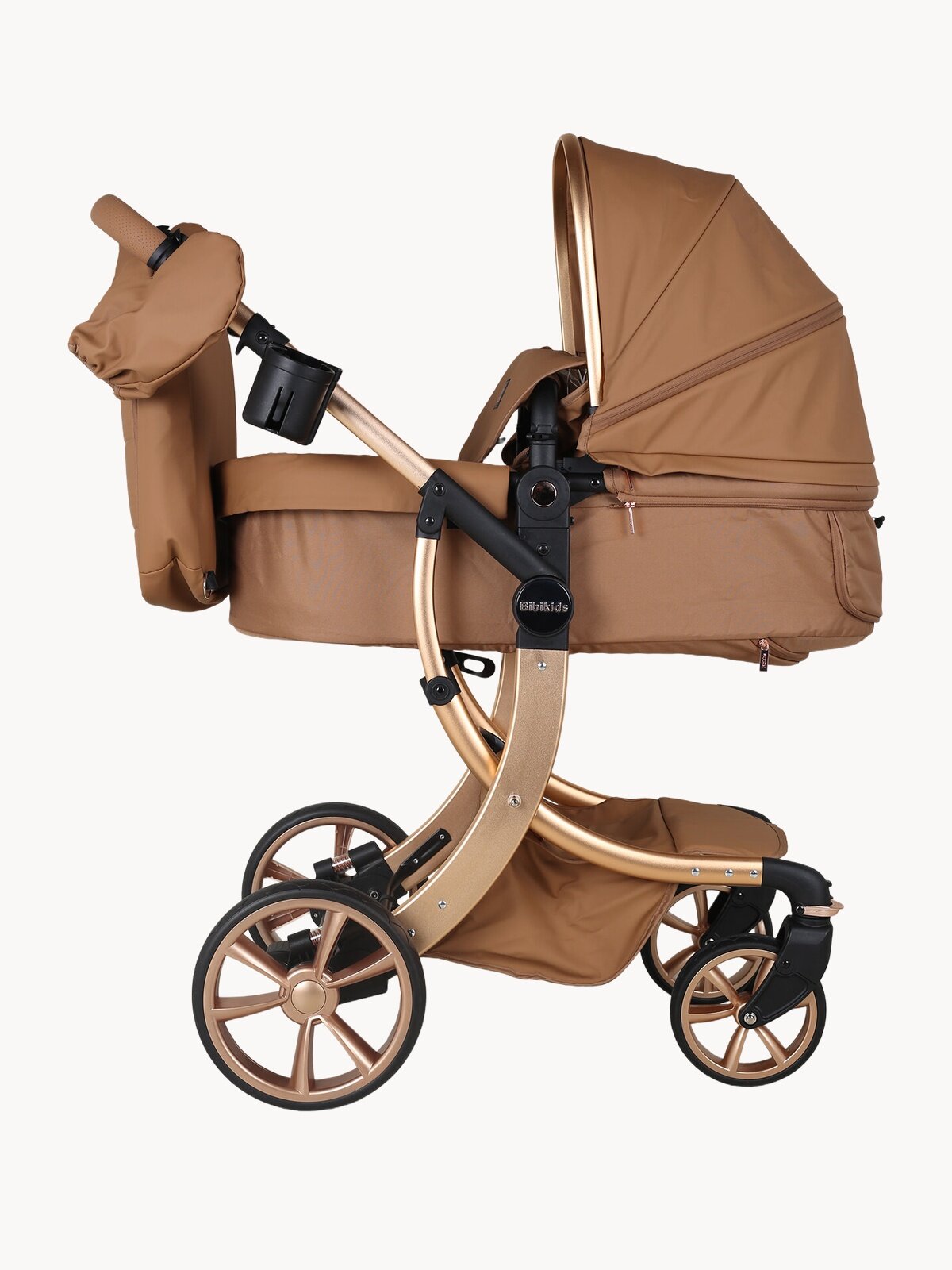 Детская коляска трансформер 3 в 1 Bibikids Voondo NEW 2026 для новорожденных с автолюлькой 0+ Полный комплект
