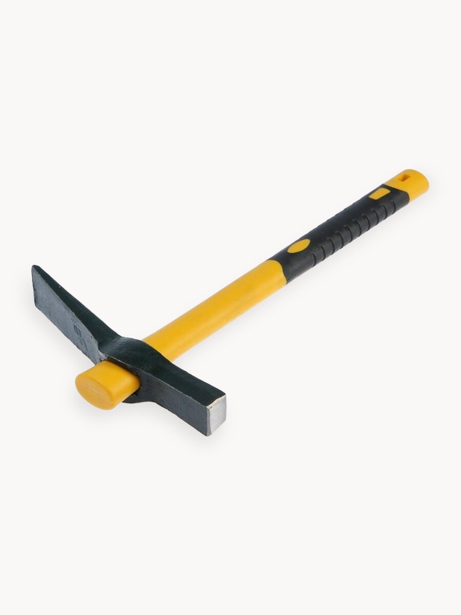 Кирка-молоток тундра, кованая, фиберглассовая рукоятка 380 мм, 500 г